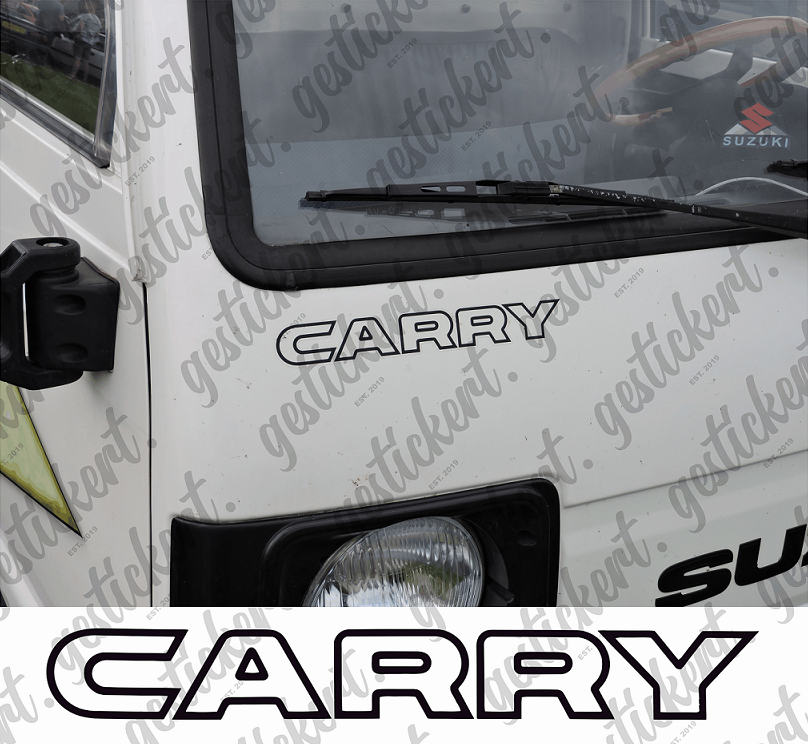1x Aufkleber für Suzuki Carry – gestickert