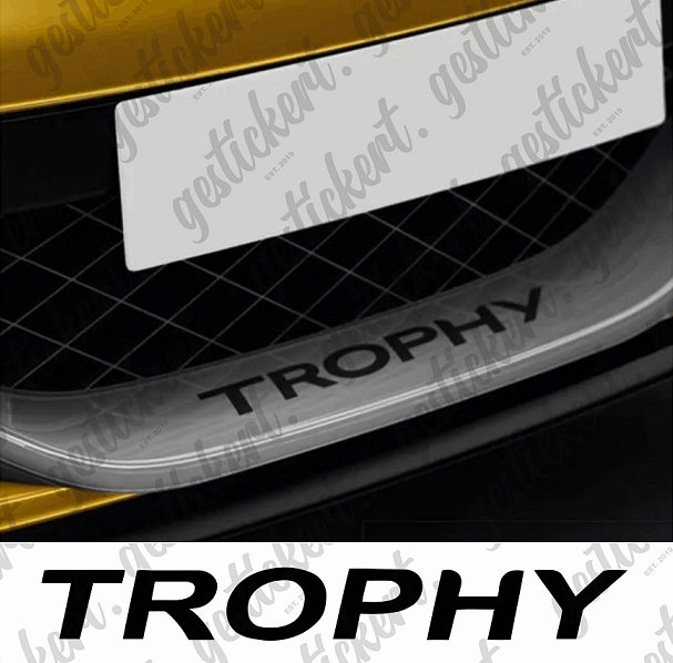 1x 30 cm Trophy Aufkleber für Renault – gestickert